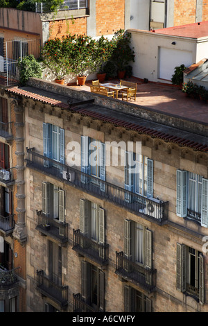 Rooftop Terrace Rooftop terrace on top of a Down Town Manhattan ...