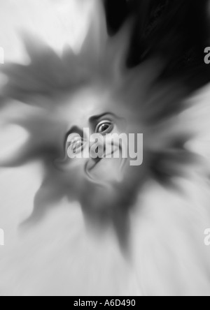 Bizarre grotesque portrait Stock Photo - Alamy