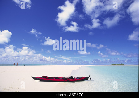 Kayak Maina Island Aitutaki Cook Islands Stock Photo - Alamy
