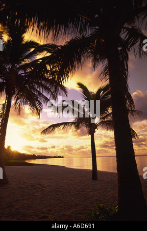 Sunrise Rarotonga Cook Islands Stock Photo - Alamy