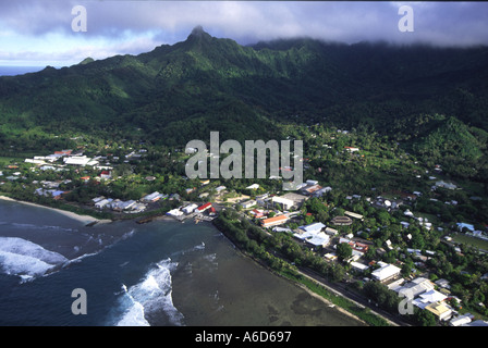 Aerial, Rarotonga, Avarua, Cook Islands, Polynesia Stock Photo - Alamy