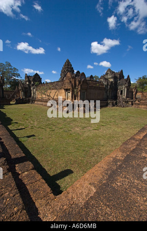 The Khmer ruins of East Mebon built of laterite and sandstone Angkor ...