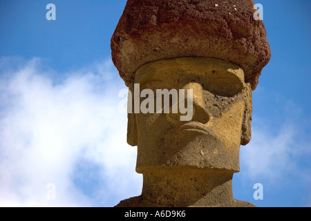 Chile, Easter Island, Moai Paro, Rapa Nui National Park, Te Pito Stock ...