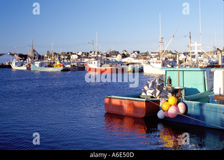 fishing boats in Clarks Harbor Cape Sable Island Stock Photo - Alamy