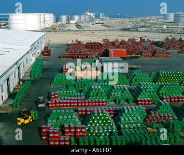 BP Oil Terminal Jebel Ali Dubai United Arab Emirates Stock Photo - Alamy