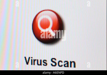 Screenshot Virus Scan Stock Photo - Alamy