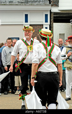 Traditional Morris men Dancers perform a traditional Pagan routine ...