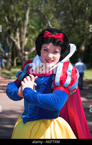 Snow White character in German section of EPCOT Center, World Showcase ...