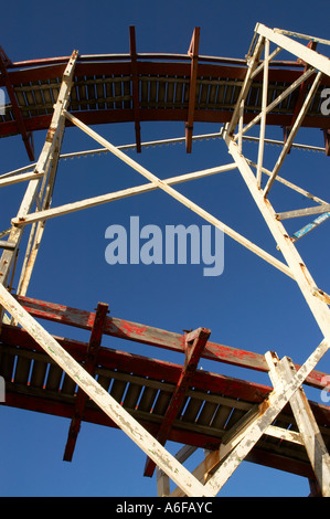 Old roller coaster Stock Photo - Alamy