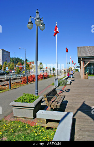 Boardwalk at Coos Bay Oregon Stock Photo - Alamy