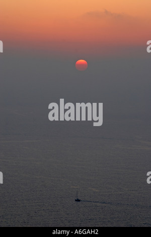 from the boat and sky santorini greece europe Stock Photo - Alamy