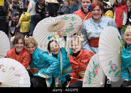 Chinese carnival ( Chinesenfasching ) in Dietfurt an der Altmühl ...