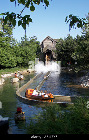 Pirate Falls boat flume ride in Legoland adventure theme park for ...