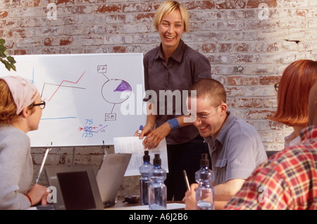 Dot Com Executive Stock Photo - Alamy