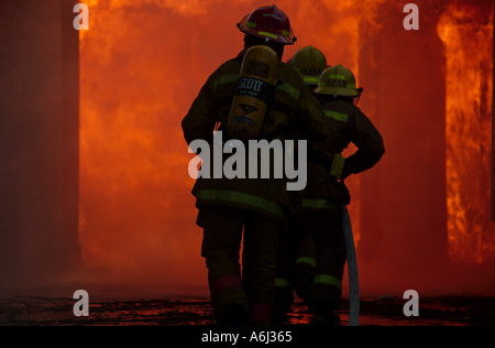 Firemen on the Scene Stock Photo - Alamy