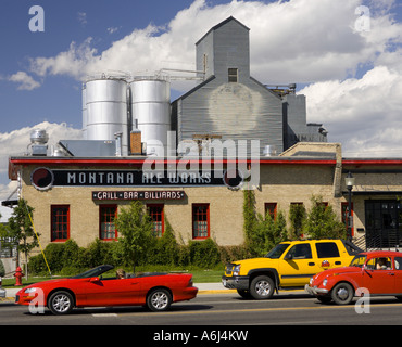 BOZEMAN MONTANA USA Montana Ale Works brewery downtown Bozeman Stock ...