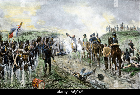 Emperor Napoleon I Bonaparte at the Battle of Waterloo, 18 June 1815 ...