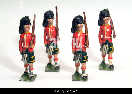 Antique Tin Lead Toy Soldiers Napoleon and Wellington Battle of ...