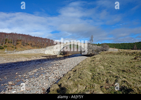 Sluggan Bridge over the River Dulnain on General George Wade's Military ...