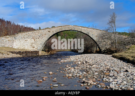 Sluggan Bridge over the River Dulnain on General George Wade's Military ...