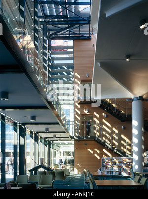 Jubilee Library, Brighton, England. Main library hall. Architect ...