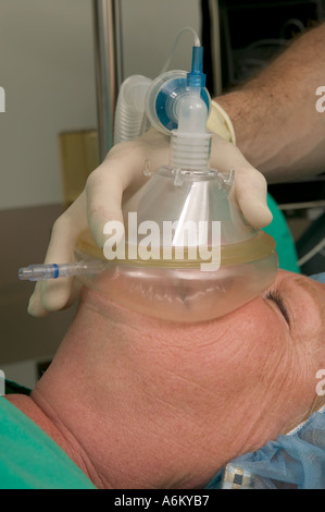 Anesthesia procedure before surgery in cosmetology clinic Stock Photo ...