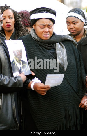 Kodjo s mother centre mourning her son Kodjo Yenga stabbed to death by ...