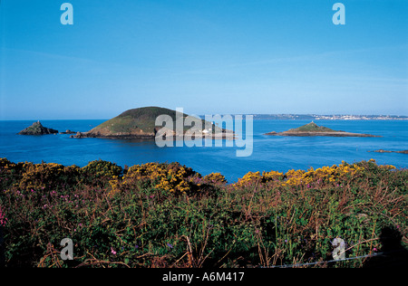 Jethou island from Herm, Channel Islands, Great Britain Stock Photo - Alamy