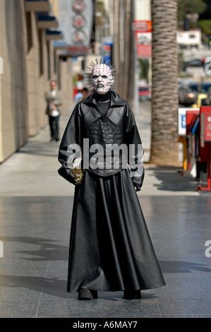 Hellraiser Pinhead. Famous costumed characters pose to be photographed ...