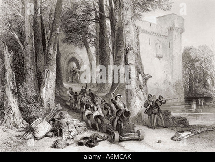 SIEGE OF LATHOM HOUSE Stock Photo - Alamy