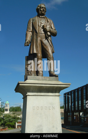 Statue of Cobden Stock Photo - Alamy
