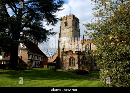 St. John the Baptist, St. Lawrence and St. Anne`s Church at night ...