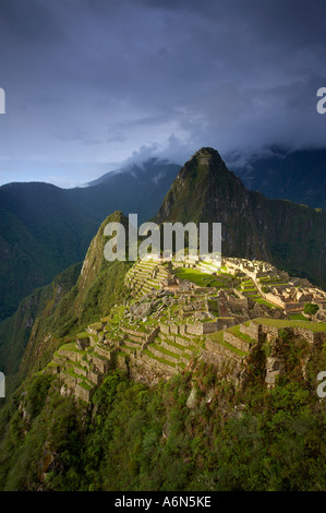 Dramatic clouds over Machu Picchu; Machu Picchu, Peru Stock Photo - Alamy