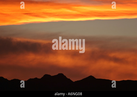 Gorgeous sunrise over Mount Cook Range in scenic New Zealand Stock ...