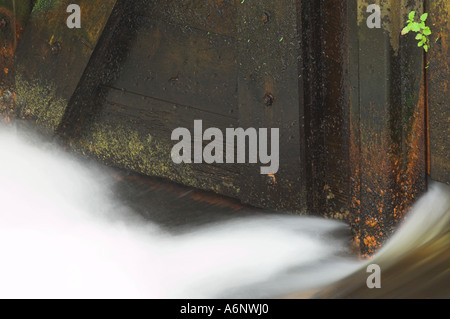 Water passing sluice Stock Photo - Alamy