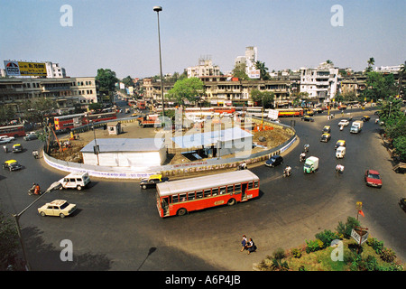 Aerial Of Dadar Tt Circle Also Known As Khodadad Circle In Bombay Now ...