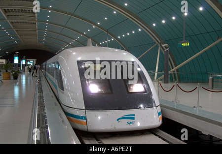 Inside the Shanghai maglev train magnetic levitation transport operator ...