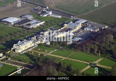 Aerial view of Wrest Park House Silsoe Bedfordshire UK Stock Photo - Alamy