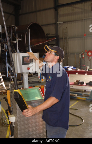 Computer operated touch screen controls Stock Photo - Alamy