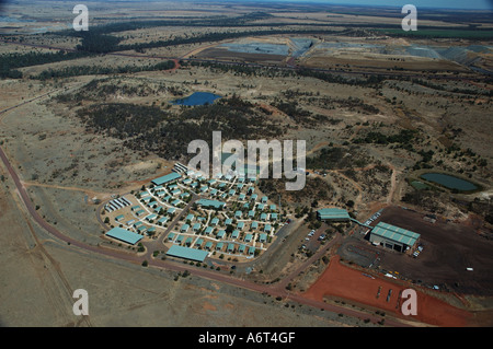 Mining camp accommodation area coal mine Central Queensland Australia ...