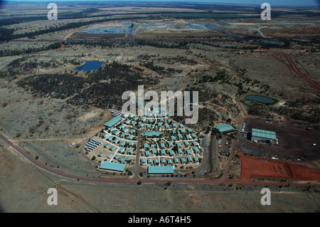 Mining camp accommodation area coal mine Central Queensland Australia ...