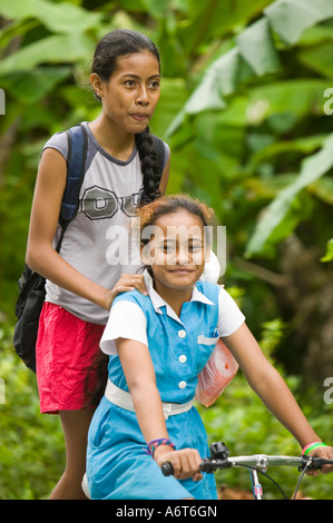 young children on Funafuti, Tuvalu, Pacific Stock Photo - Alamy