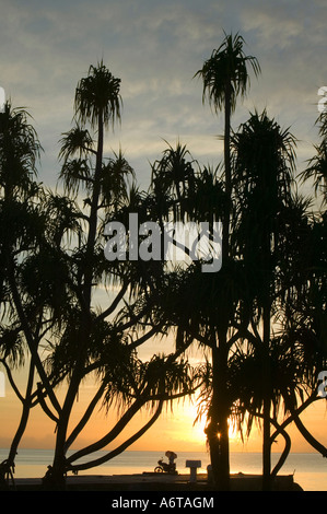 Sunset on Funafuti, Tuvalu Stock Photo - Alamy