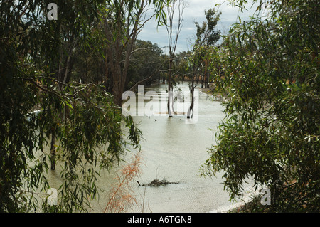 Outback Queensland inland river system Stock Photo - Alamy