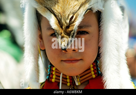 Indian festivities pow wow near kamloops canada Stock Photo - Alamy