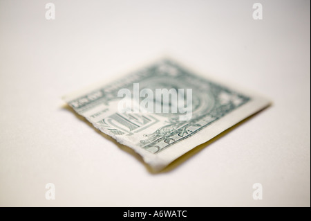 US One Dollar Note Reverse Stock Photo - Alamy