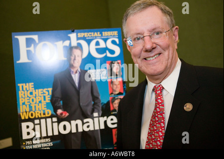 Steve Forbes CEO and Editor in Chief of Forbes Magazine in New York ...