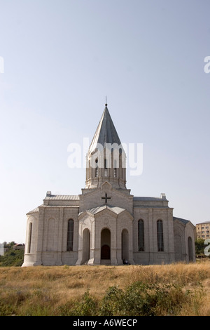 The restored Ghazanchetsots Cathedral in Shushi, Nagorno-Karabakh Stock ...