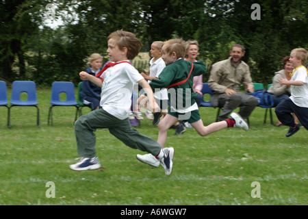 Primary school sports day race Stock Photo - Alamy