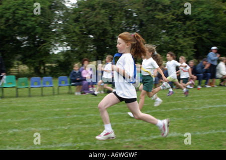 Primary school sports day race Stock Photo - Alamy